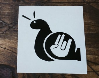 Turbo snail decal | Etsy