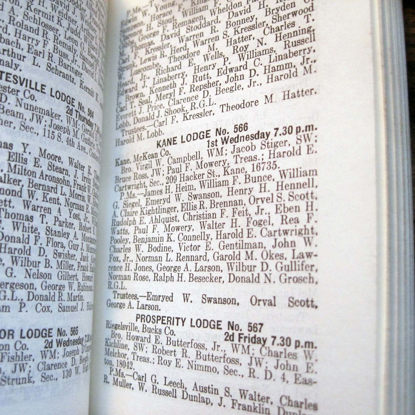 Two Manning's Masonic Registers 1922 and 1968 F & A M for - Etsy