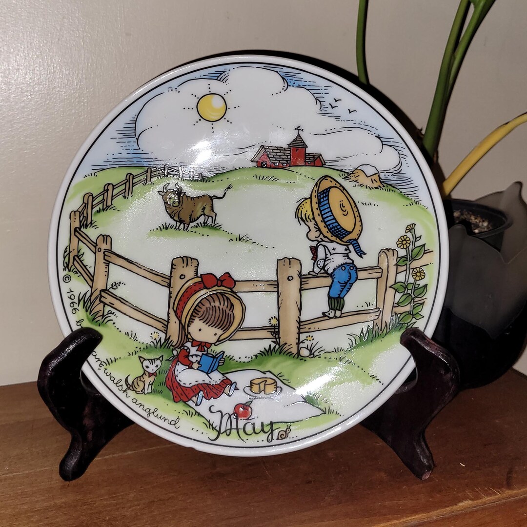 Joan Walsh Anglund Collector Plate May Made by Walter West - Etsy
