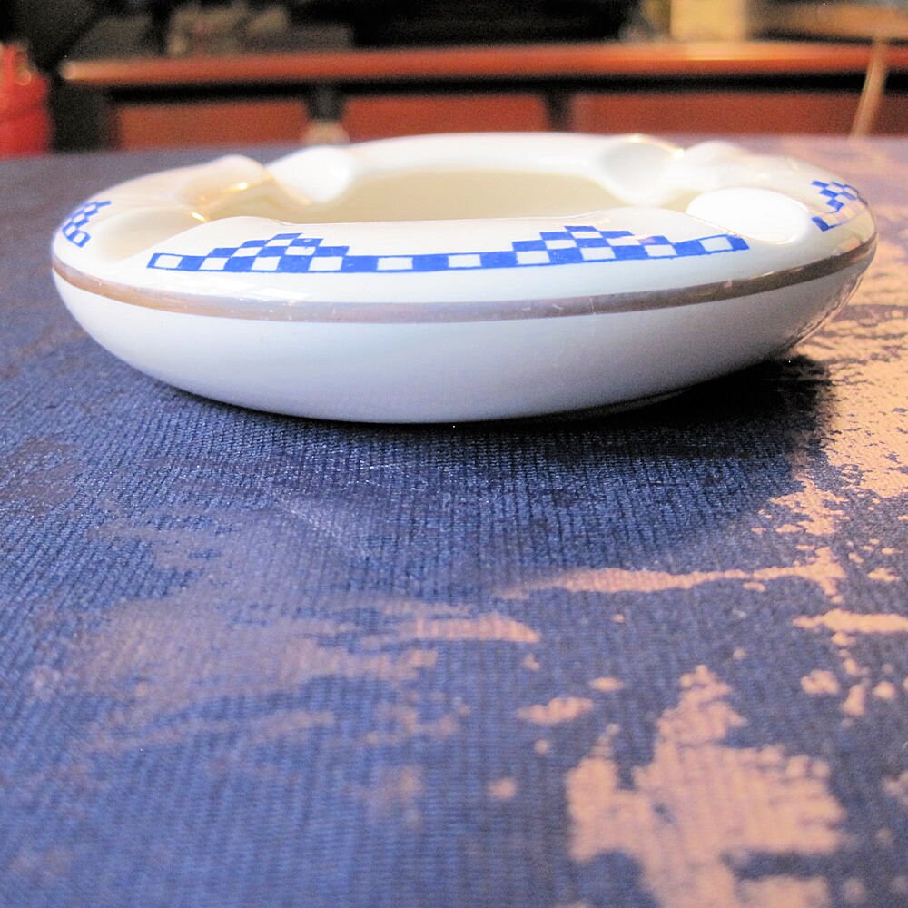 Sunset Lodge Ashtray Vintage Vitreous Ironstone Dunn Bennett & | Etsy