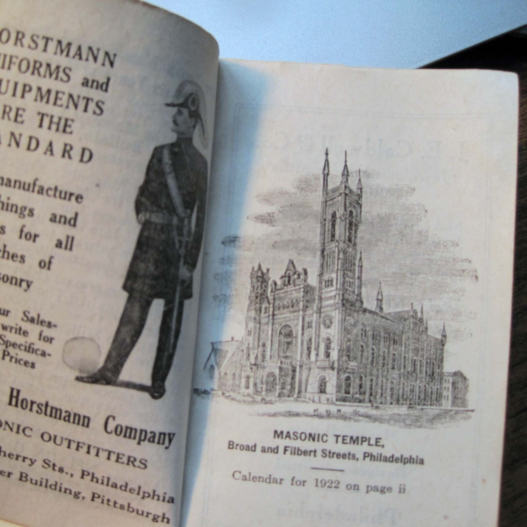 Two Manning's Masonic Registers 1922 and 1968 F & A M for - Etsy