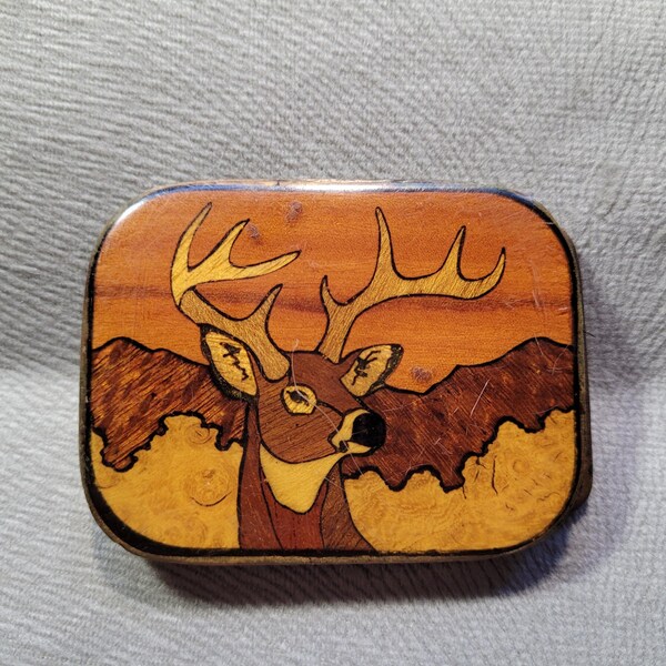 Wood Inlay Scene - Etsy