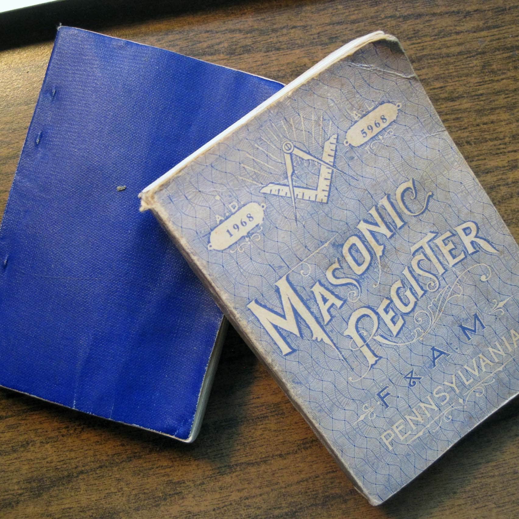 Two Manning's Masonic Registers 1922 and 1968 F & A M for - Etsy