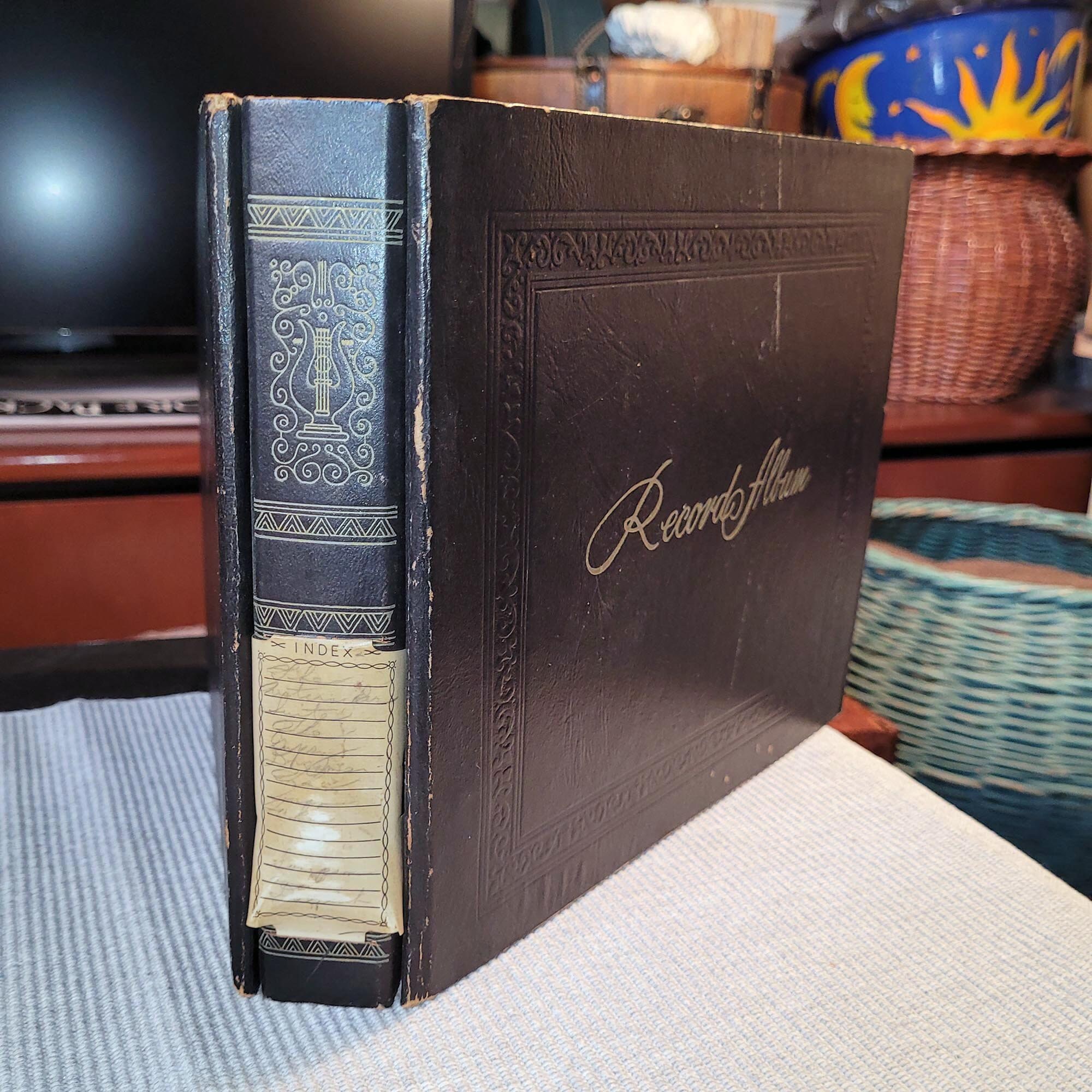 Vintage 45 RPM Record Album Collection Binder With 15 Records - Etsy