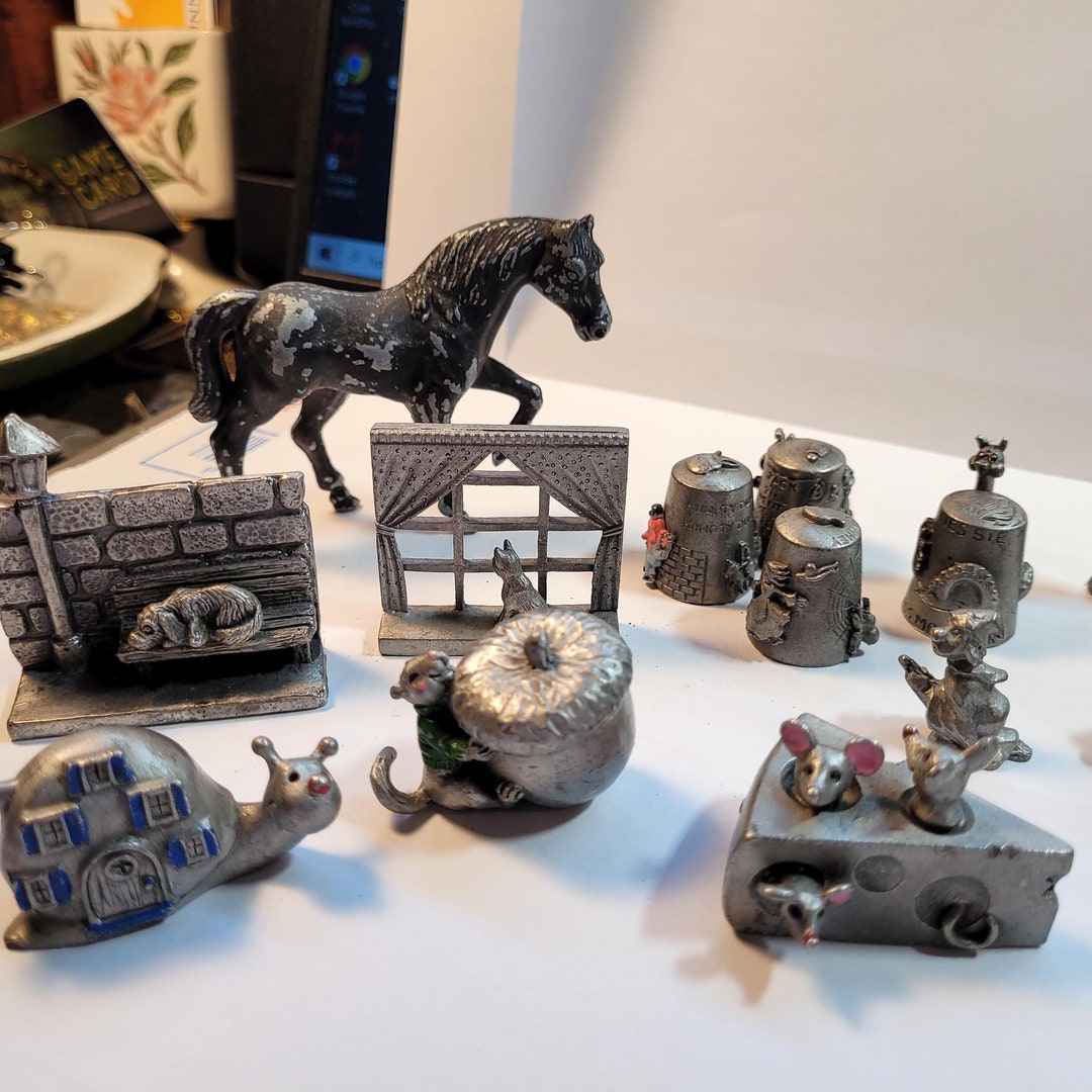 Pewter Figurines Collection Hudson Spooniques Pawcliffe Plus Black ...