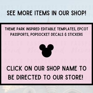 EPCOT Drink or Snack Around the World Passport World Traveler Edition ...