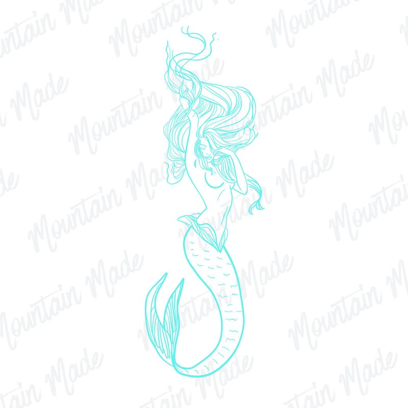 Turquoise Mermaid - Etsy