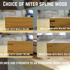 Natural Wood Floating Frame, Available in Maple, Walnut, Cherry, and ...