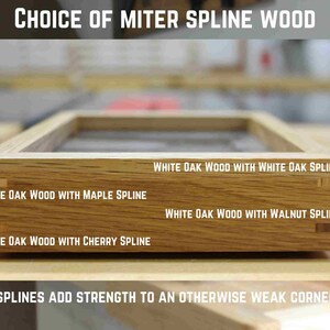 Natural Wood Floating Frame, Available in Maple, Walnut, Cherry, and ...