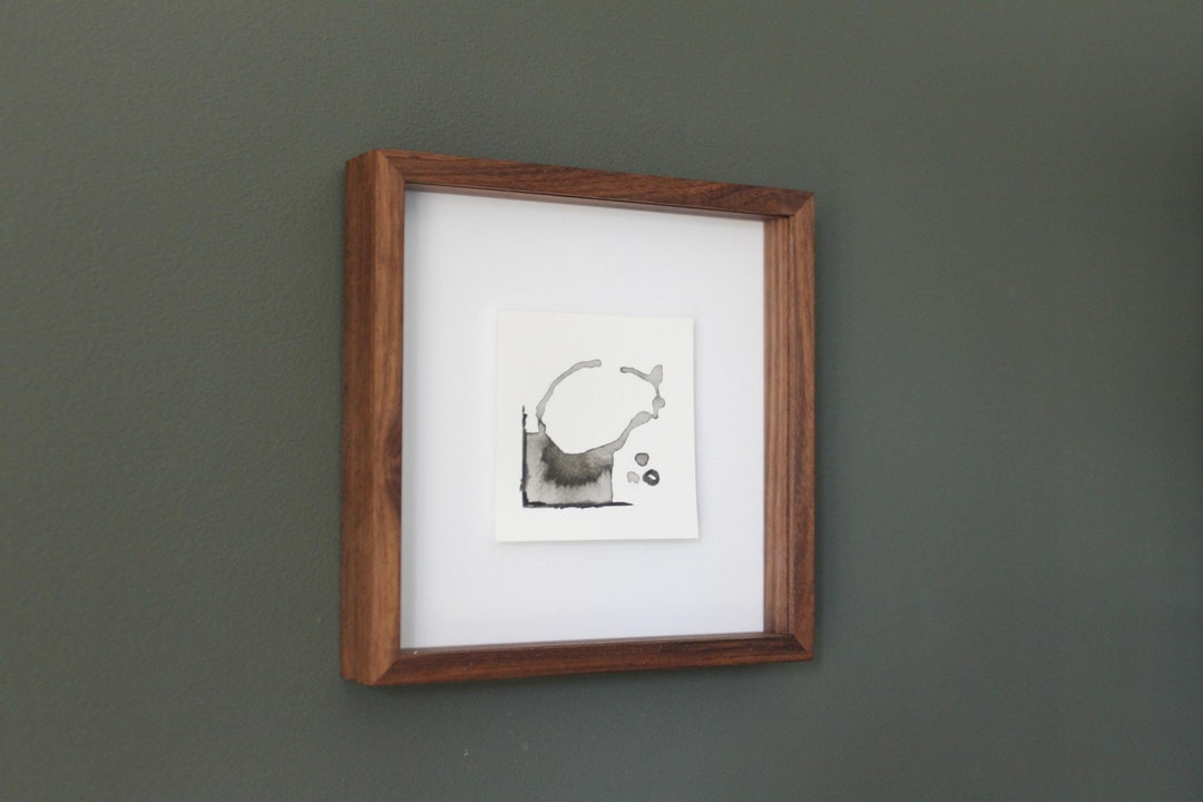 Walnut Shadowbox Frame With 3/4 Deep Display, Handcrafted Solid ...