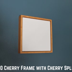 Natural Wood Floating Frame Available in Maple Walnut - Etsy