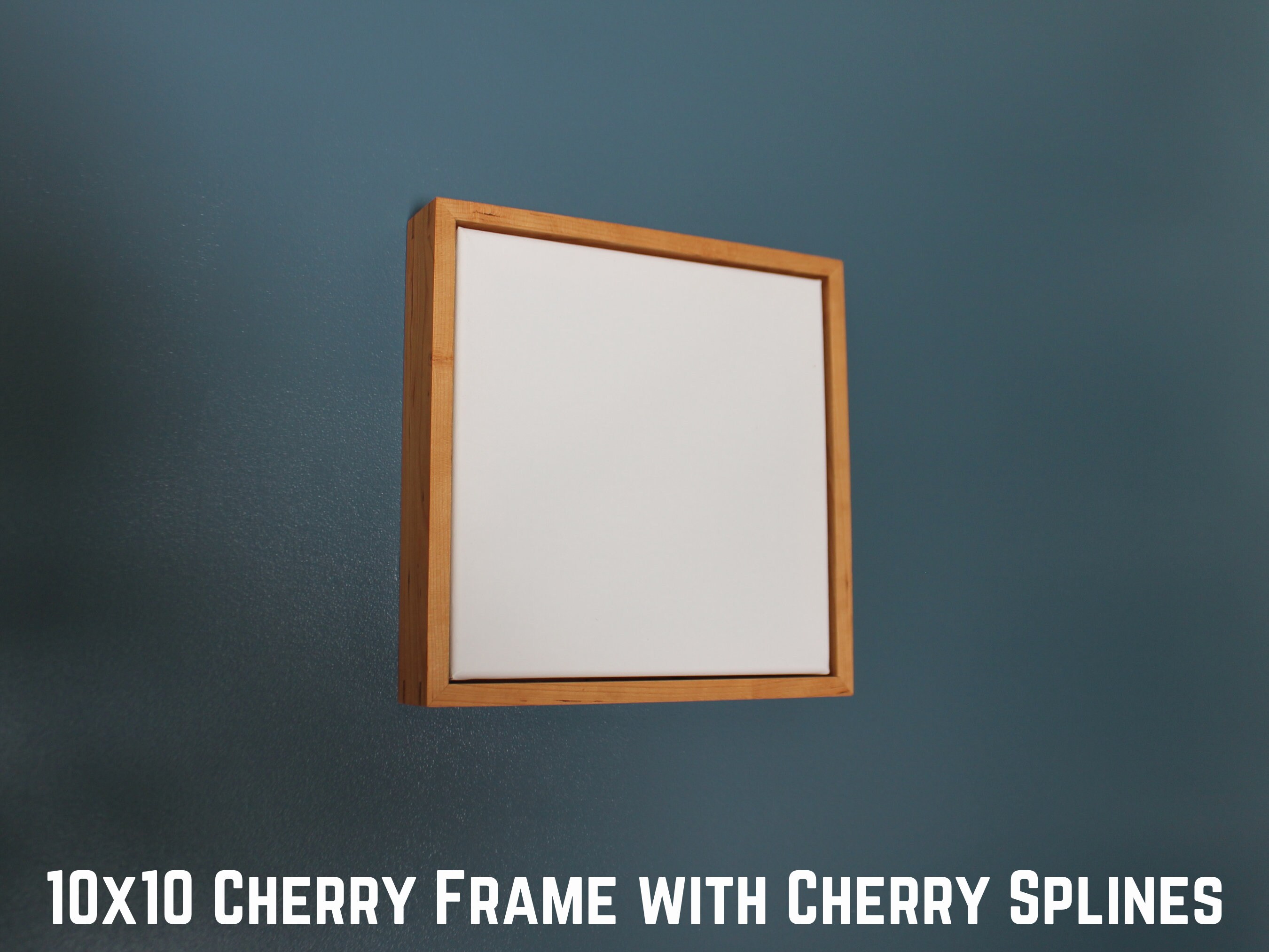 Natural Wood Floating Frame Available in Maple Walnut - Etsy