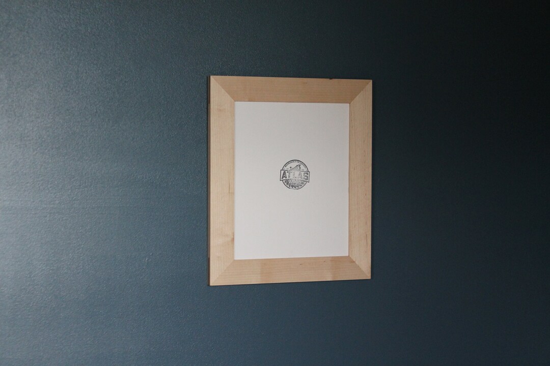 Premium Maple Modern Wood Picture Frame, Solid Hardwood Display for ...