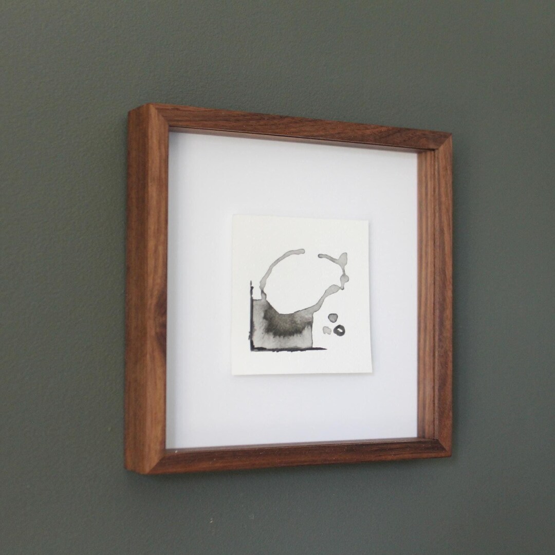 Walnut Shadowbox Frame With 3/4" Deep Display, Handcrafted Solid ...