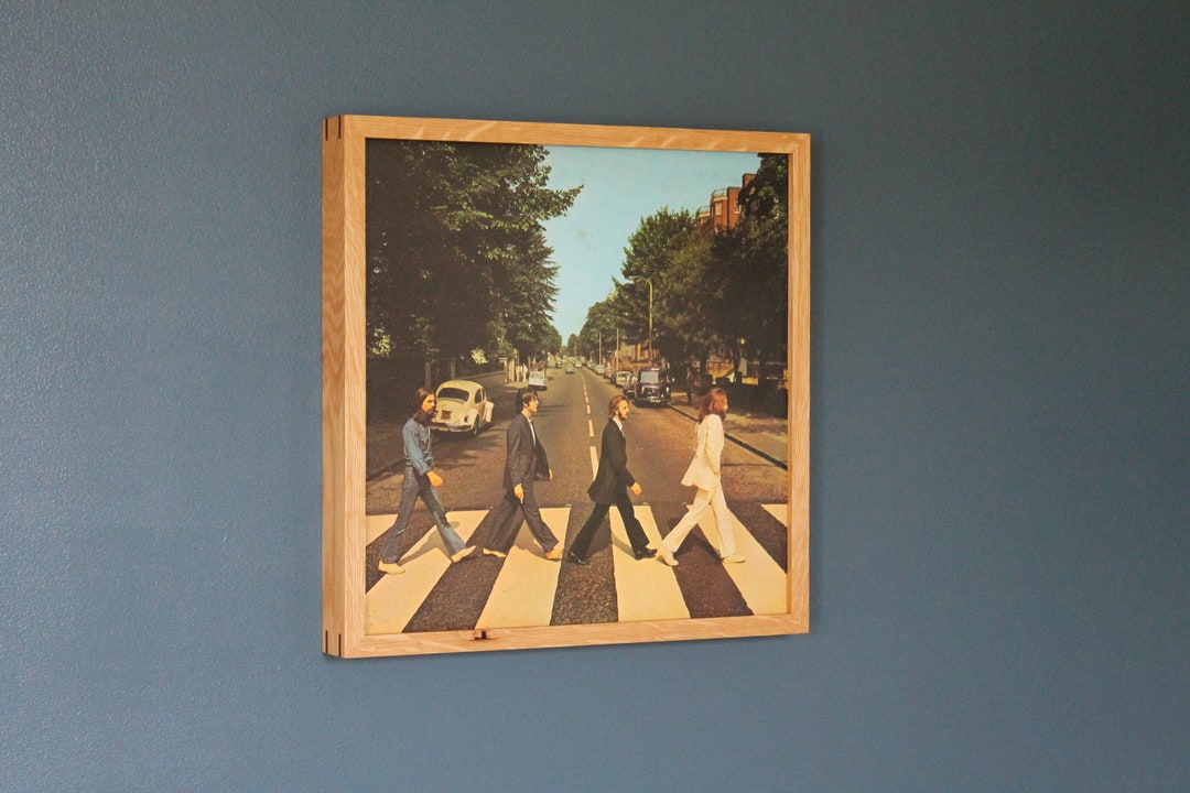 Natural Wood Vinyl Album Cover Frame, Solid Hardwood Display for 12 X ...