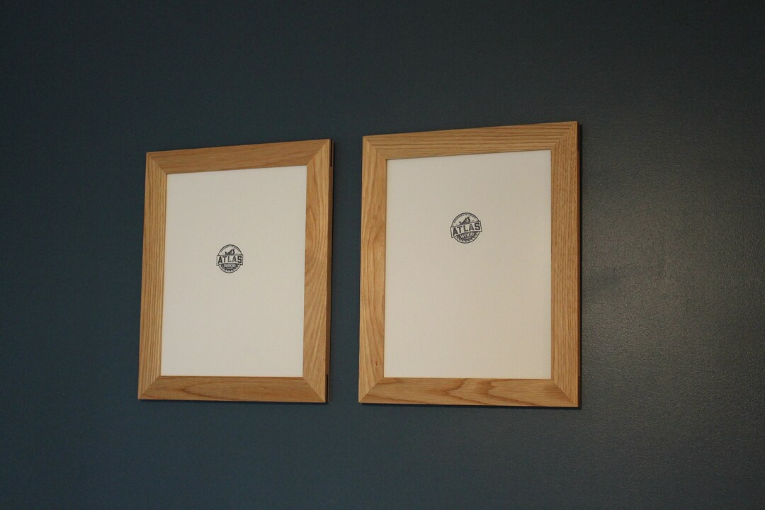 Premium Modern Natural Wood Picture Frame, Available in Maple, Walnut ...