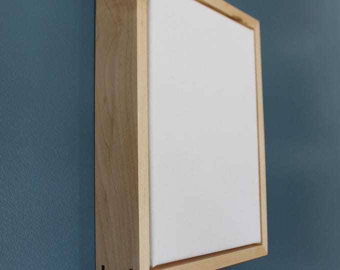 Maple Floating Canvas Hardwood Frame, Solid Hardwood Display for Deeper ...