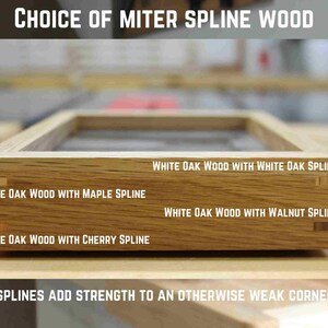 Natural Wood Floating Frame, Available in Maple, Walnut, Cherry, and ...