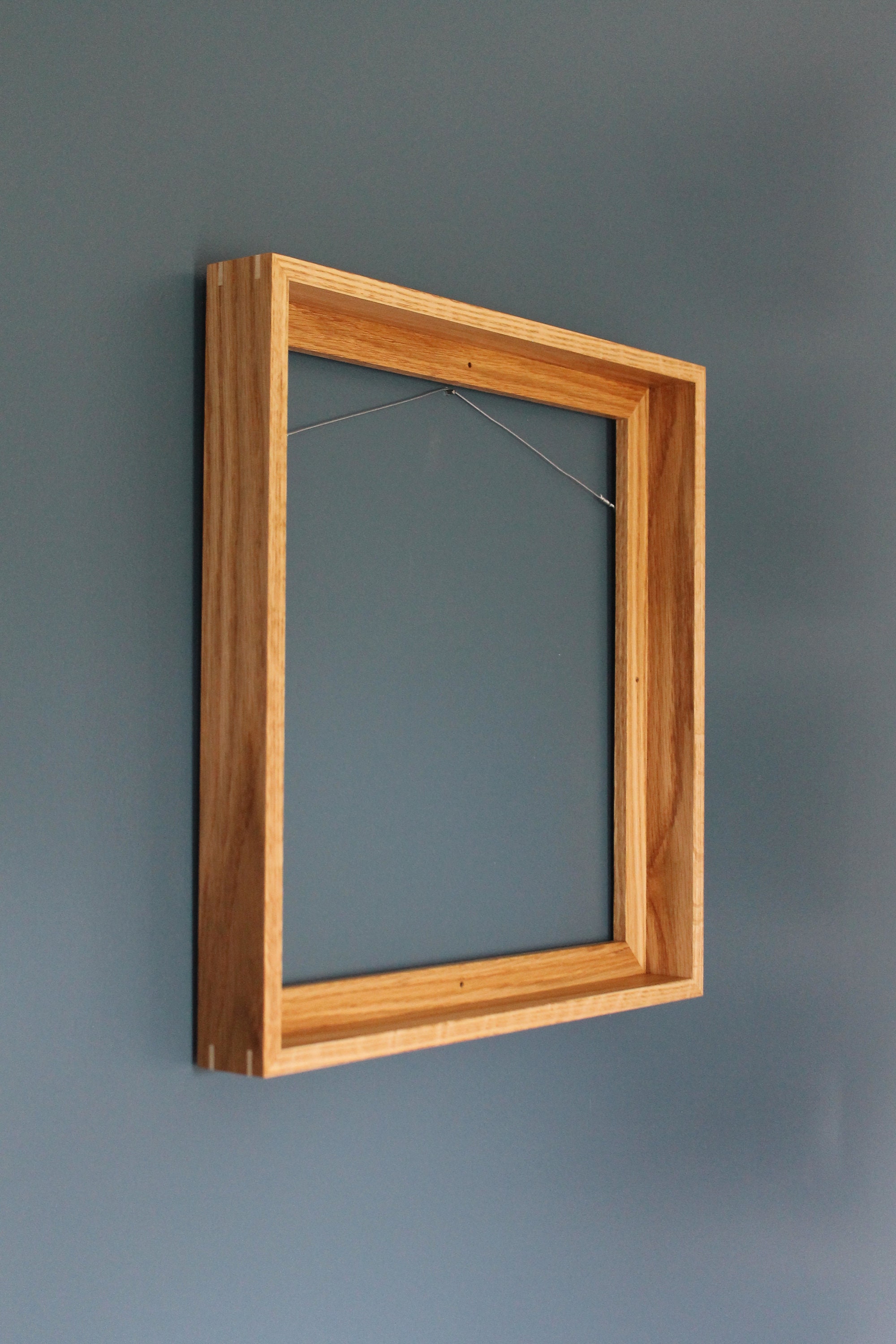 White Oak Floating Canvas Hardwood Frame Solid Hardwood - Etsy