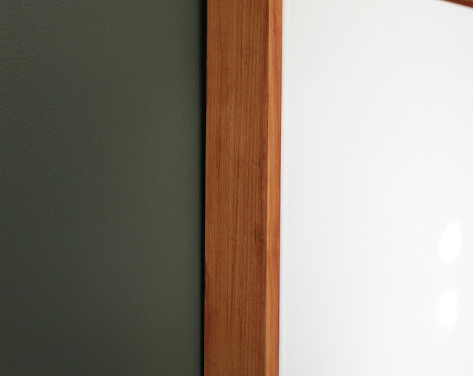 Cherry Floating Canvas Hardwood Frame, Solid Hardwood Display for ...