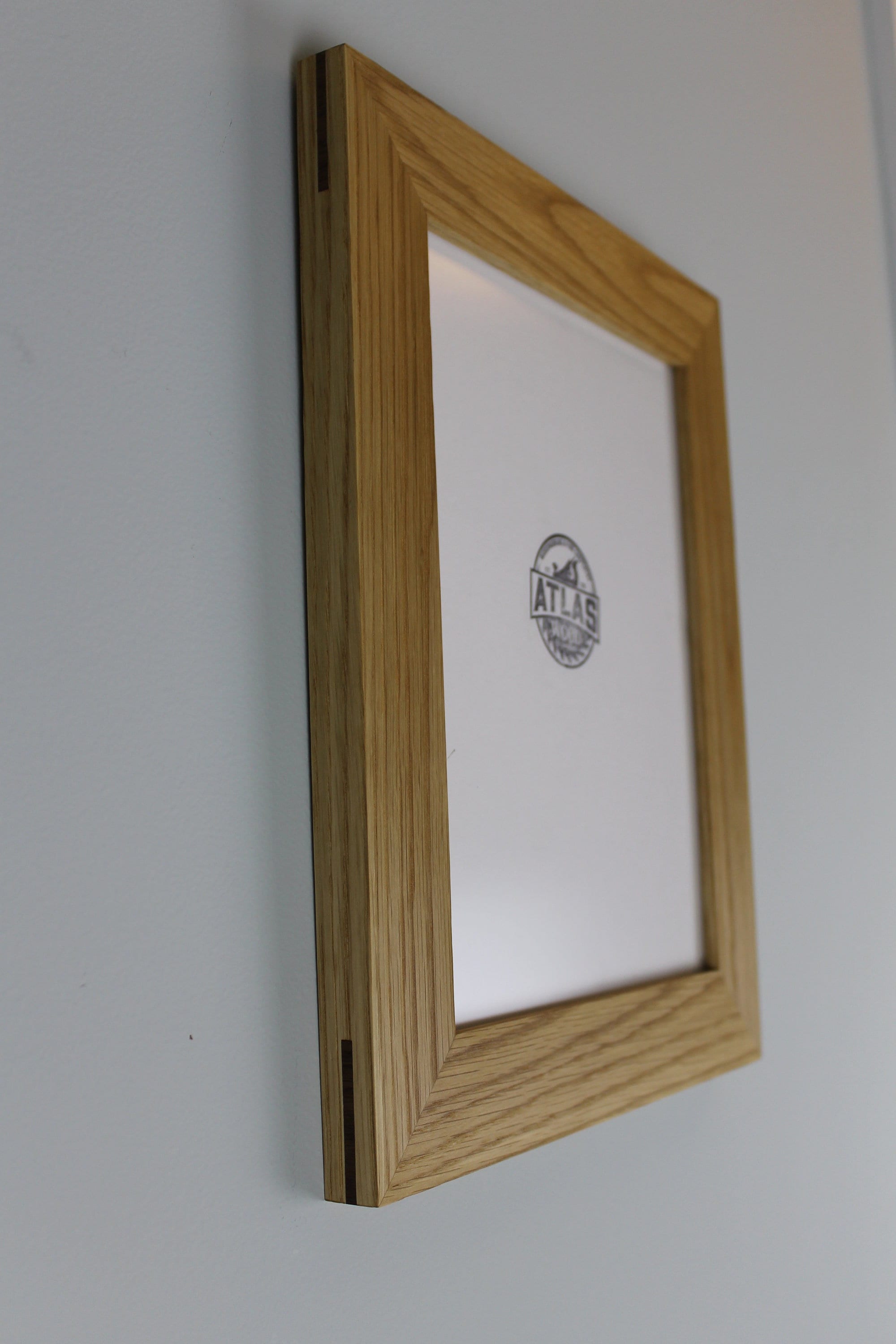 White Oak Modern Wood Picture Frame Natural Wood Frame Mid - Etsy