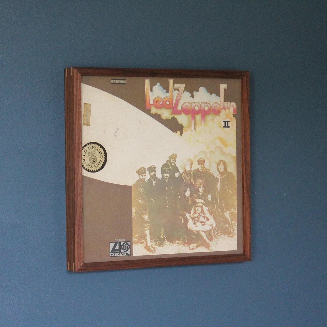 Walnut Vinyl Album Cover Frame, Solid Hardwood Display for 12 X 12 ...