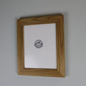 White Oak Modern Wood Picture Frame, Handmade Minimalist Design ...
