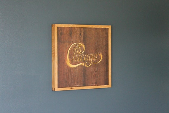 White Oak Vinyl Album Cover Frame Solid Hardwood Display for - Etsy