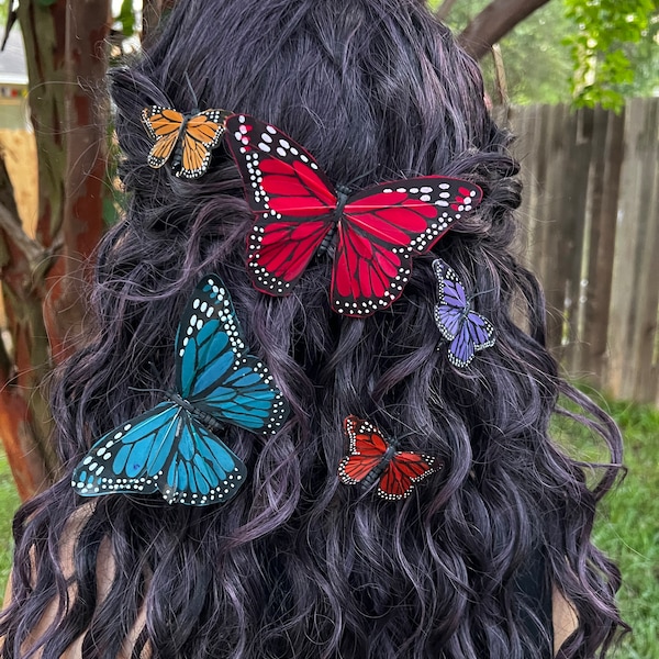 Butterfly Clips - Etsy