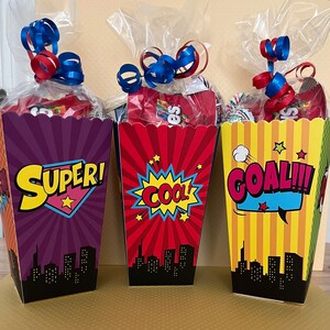 Super Hero Birthday Party Favor! Pre Filled Party Favors. Pre Made ...
