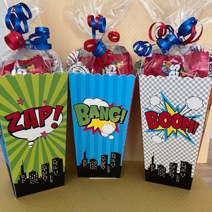 Super Hero Birthday Party Favor! Pre Filled Party Favors. Pre Made ...