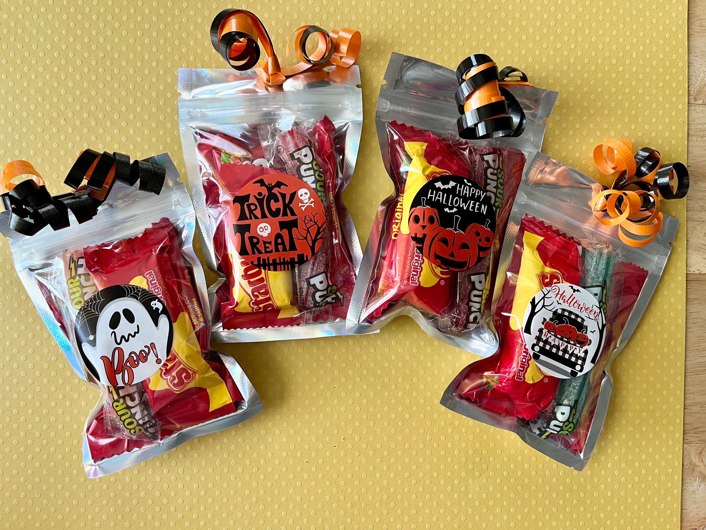 Trick Or Treat Bags Full Of Candy
