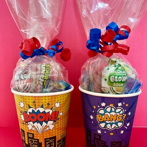 Super Hero Birthday Party Favor! Pre Filled Party Favors. Pre Made ...