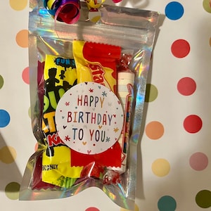 Happy Birthday - Pre-filled Candy Bag- Pre- Made Goody Bags - Team ...