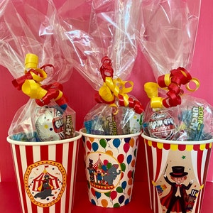 Circus Carnival Themed Birthday Party Favor! Pre Filled Party Favors ...