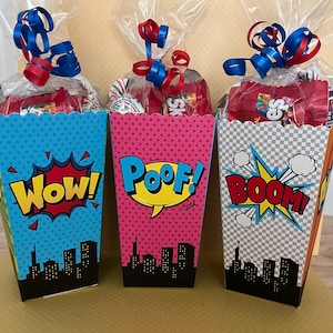 Super Hero Birthday Party Favor! Pre Filled Party Favors. Pre Made ...