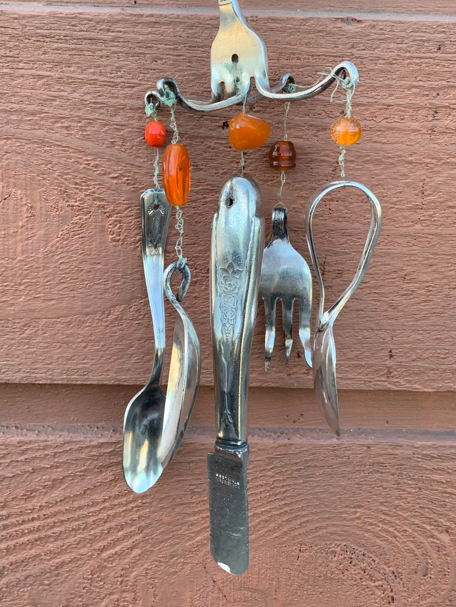 Fork Compass Windchime - Etsy