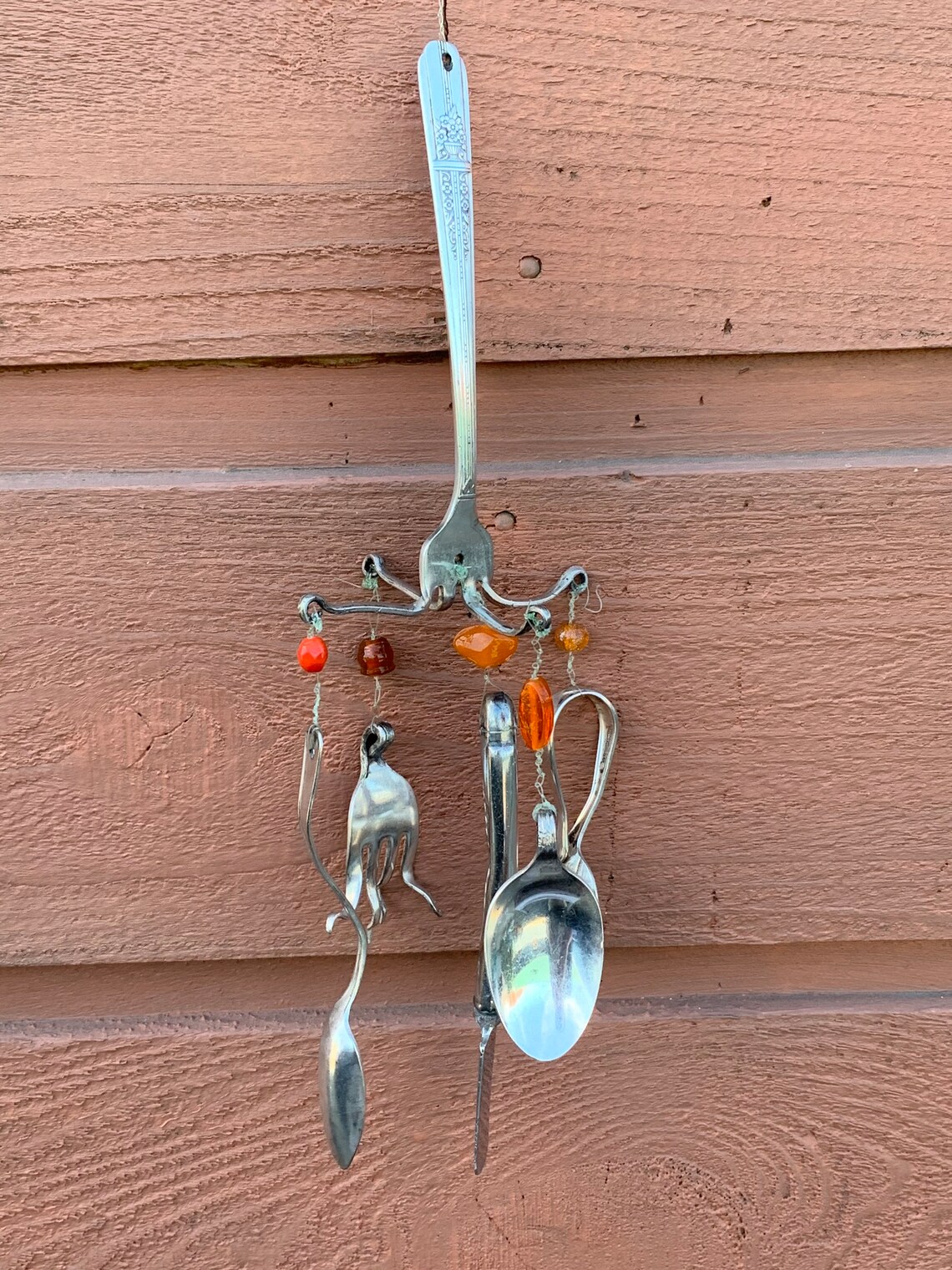 Fork Compass Windchime - Etsy