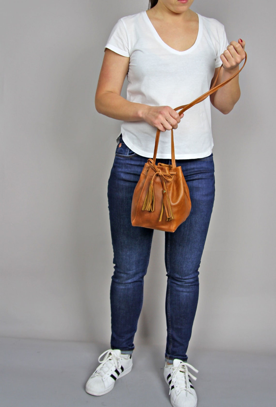 Crossbody Bucket Bag Drawstring Bag Shoulder Purse Small - Etsy