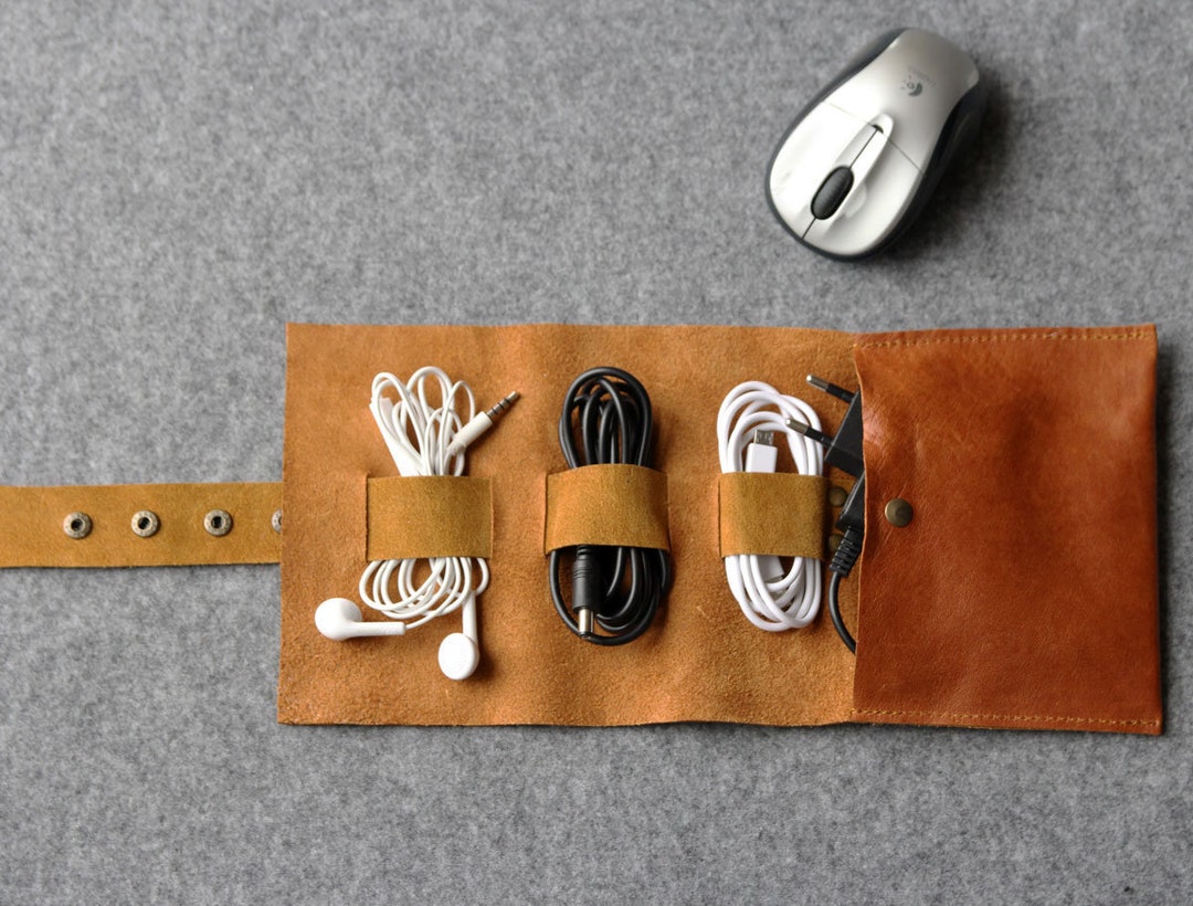 Case Pouch for Cord Headphone Holder Charger Organizer Earphone Cover ...