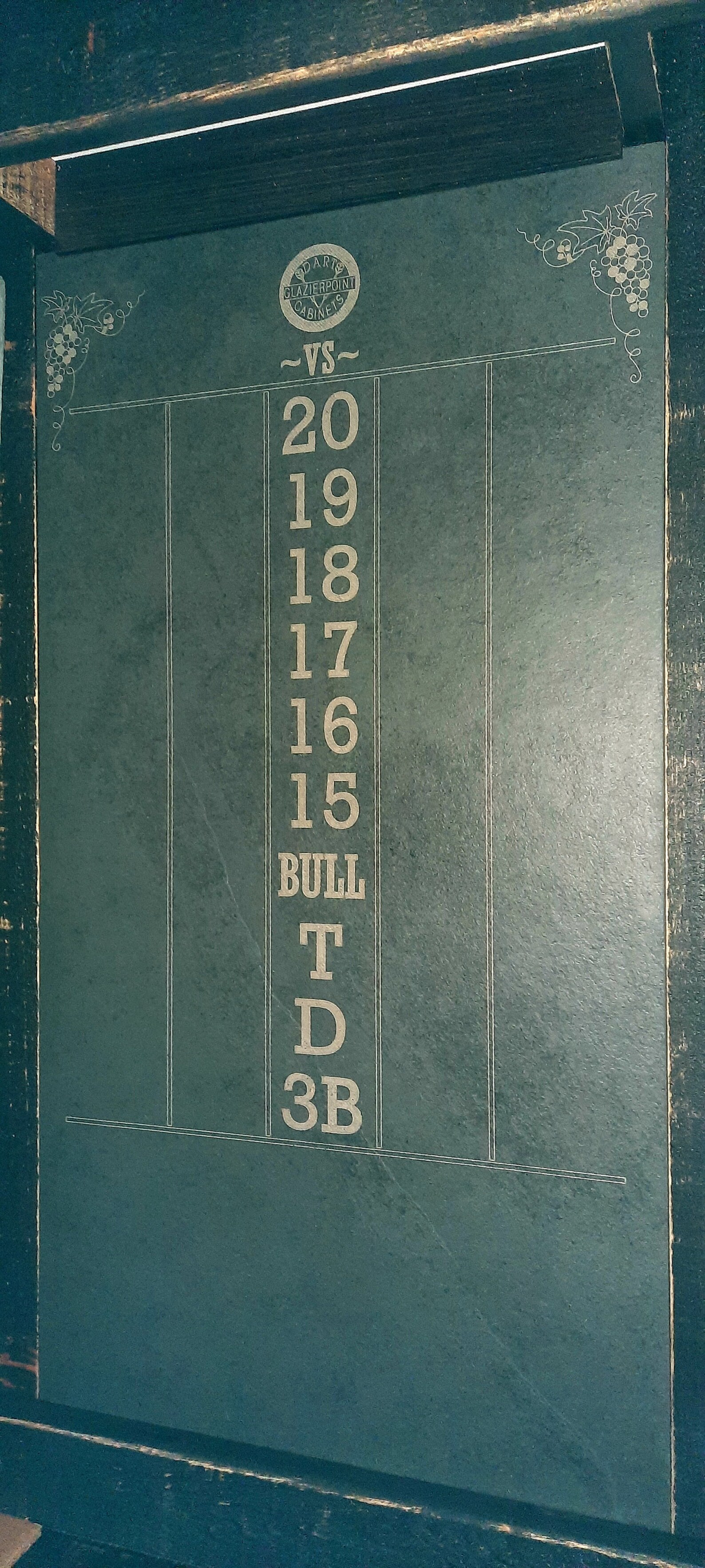 Cricket Scoreboard Darts Scoreboard Slate Chalkboard - Etsy