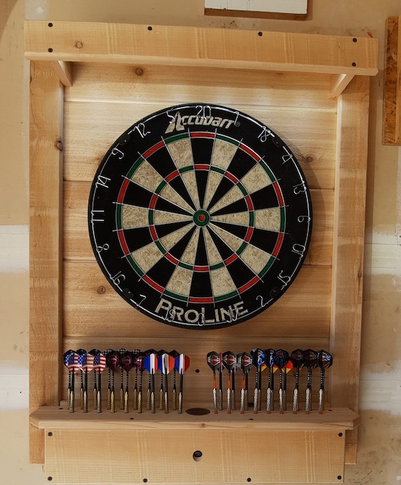Darts board Cabinet dartboard Backboard Only NO ELECTRONICS Etsy Ireland