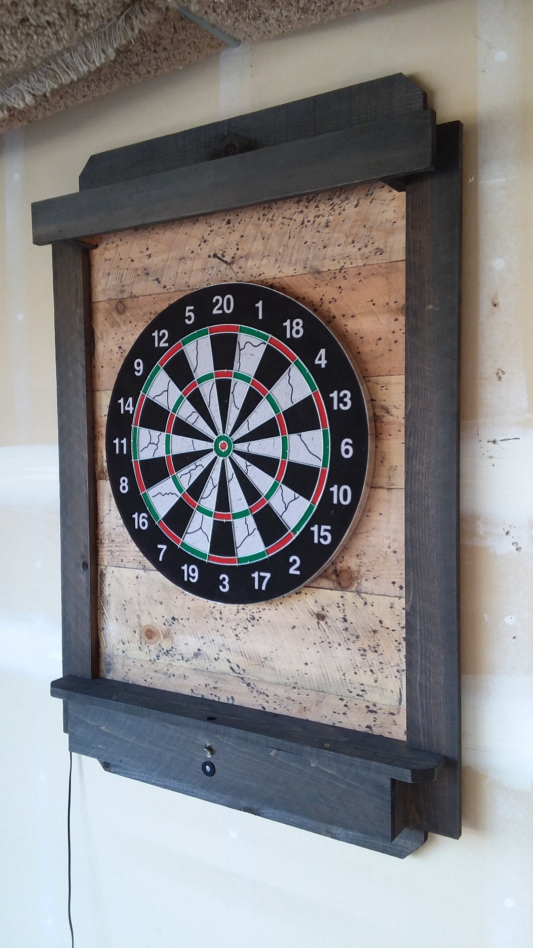 Darts-board-cabinet-dartboard-backboard Darts Storage in the - Etsy