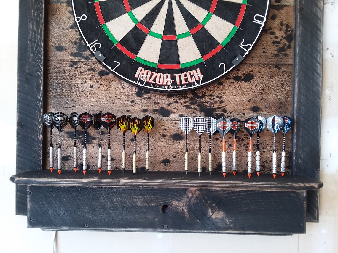 Darts-Board-Cabinet-Dartboard-Backboard Darts storage in the | Etsy
