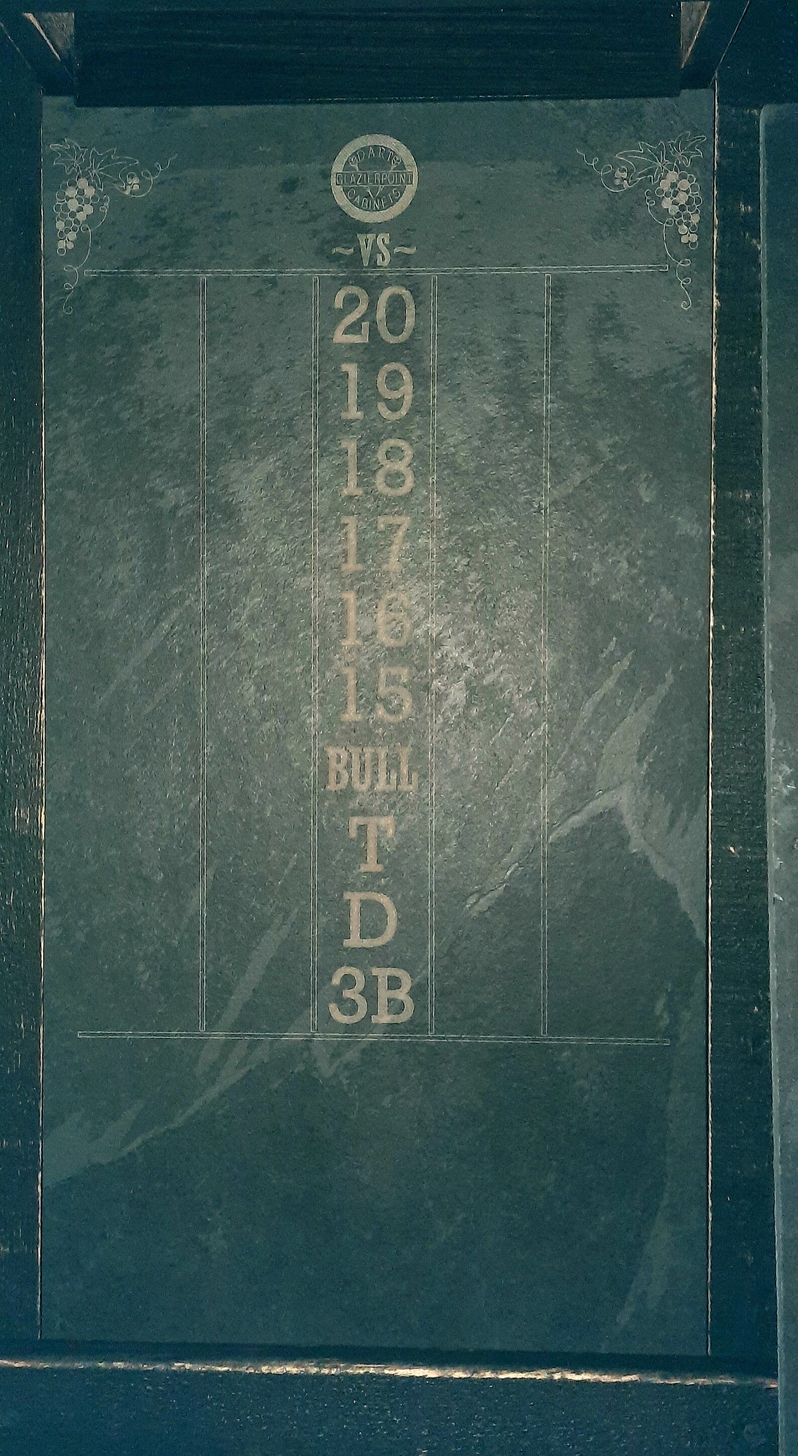 Cricket Scoreboard Darts Scoreboard Slate Chalkboard | Etsy