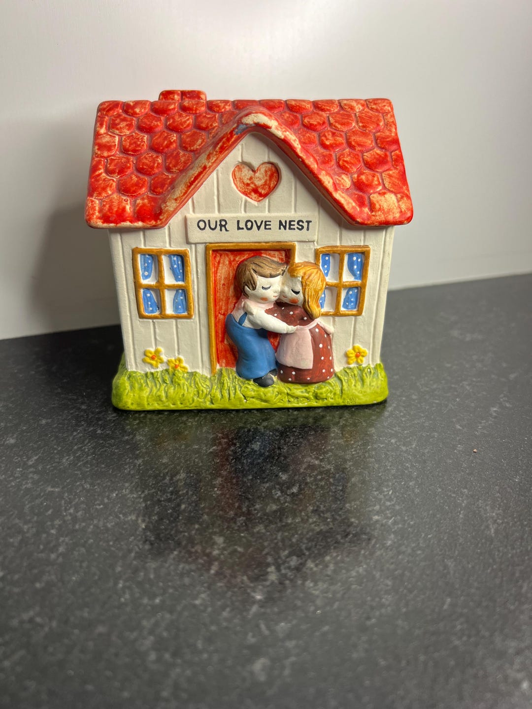 Vintage Enesco 1979 Our Love Nest Coin Bank - Etsy