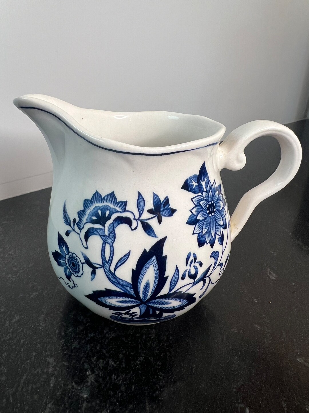 Vintage Creamer Ironstone Harmony House Blue Bonnet 4270 Made in Japan ...