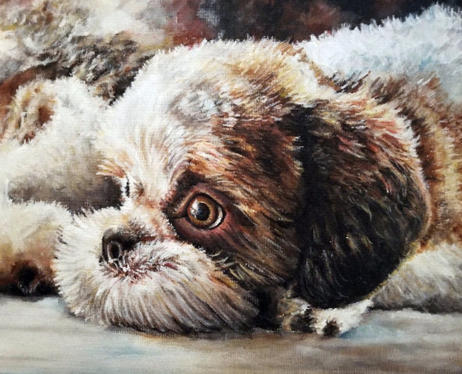 Custom Pet Portrait Custom Dog and Cat Portrait Custom Oil | Etsy