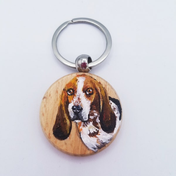Wooden Painted Keychains - Etsy