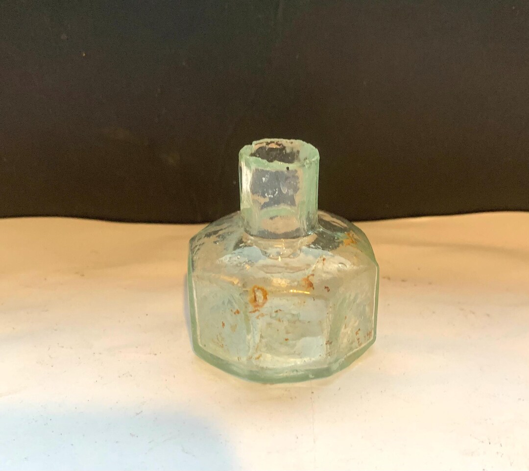 French Octagonal Half Penny Ink Bottle Found Mudlarking - Etsy
